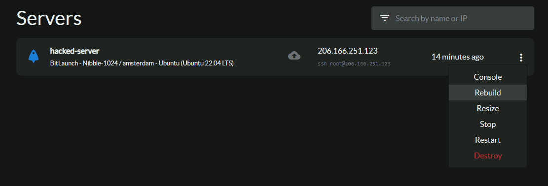 Recovering from a VPS server compromise on Linux