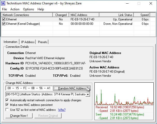 How to Change MAC Address on Windows and Linux
